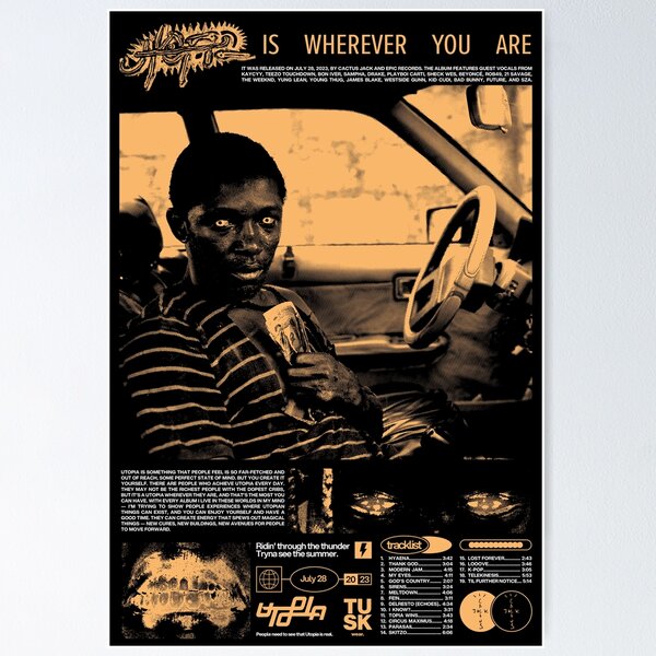 "TRAVIS SCOTT v2" Poster by Amaterasu-cloth | Redbubble