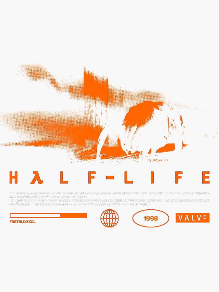 "HALF LIFE v3" Sticker by First-Blood | Redbubble