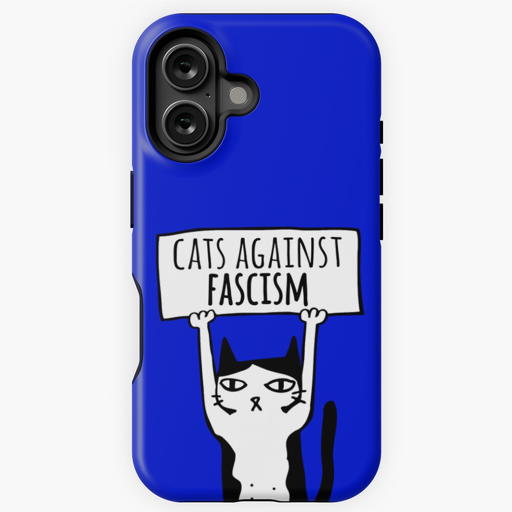 "Protest Cats Against Fascism Democats Antifa Meme" Sticker for Sale by ...