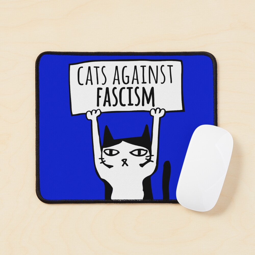 "Protest Cats Against Fascism Democats Antifa Meme" Sticker for Sale by ...