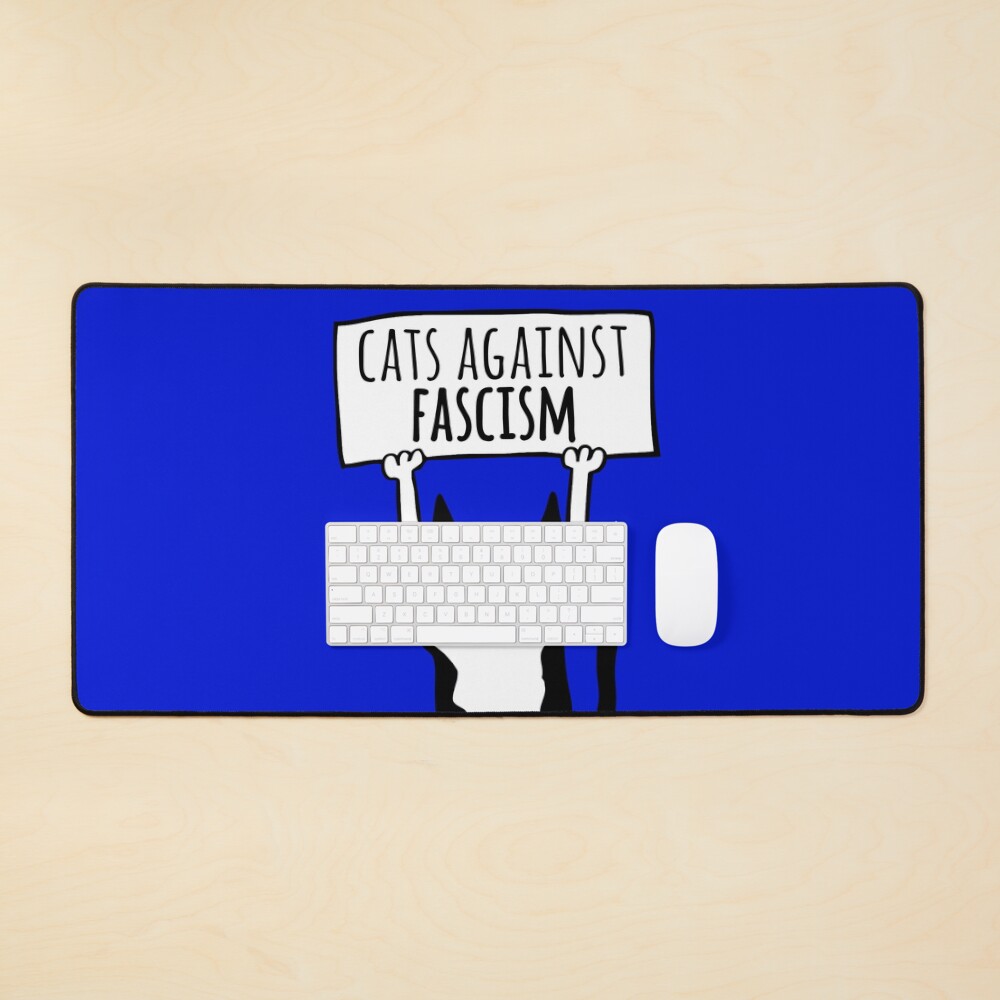 "Protest Cats Against Fascism Democats Antifa Meme" Sticker for Sale by ...
