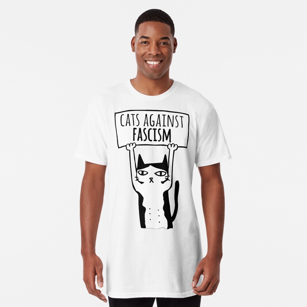 "Protest Cats Against Fascism Democats Antifa Meme" Sticker for Sale by ...