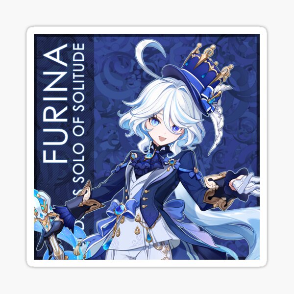 "Furina Genshin Impact" Sticker for Sale by dudu-inpajamas | Redbubble