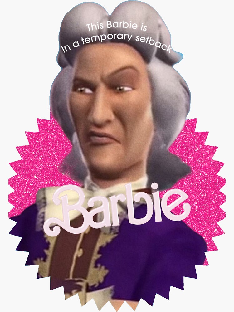 "This Barbie is Preminger" Sticker for Sale by ShahadGhost | Redbubble