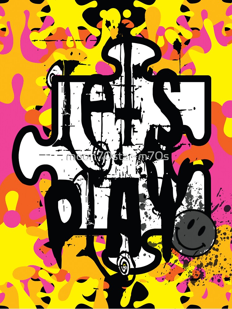 "Let's Play" Sticker for Sale by moon70star-m70s | Redbubble