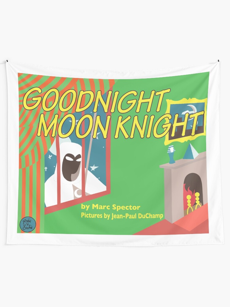 "Goodnight Moon Knight" Tapestry for Sale by clockworkmonkey | Redbubble
