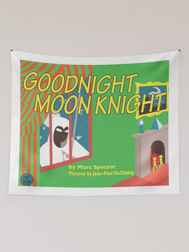 "Goodnight Moon Knight" Tapestry for Sale by clockworkmonkey | Redbubble