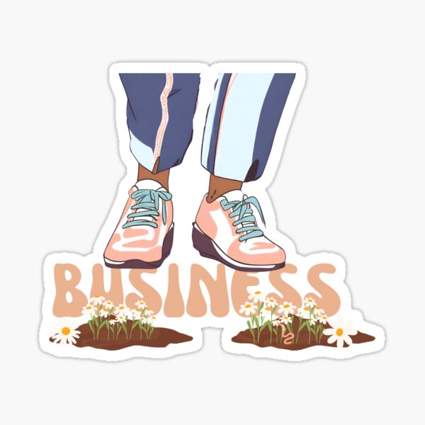 "STAND ON BUSINESS " Sticker for Sale by DiscoVibes | Redbubble