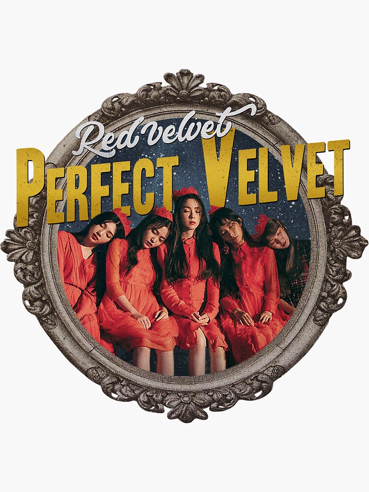 "Red Velvet - Perfect Velvet" Sticker for Sale by TsukinoFleur | Redbubble
