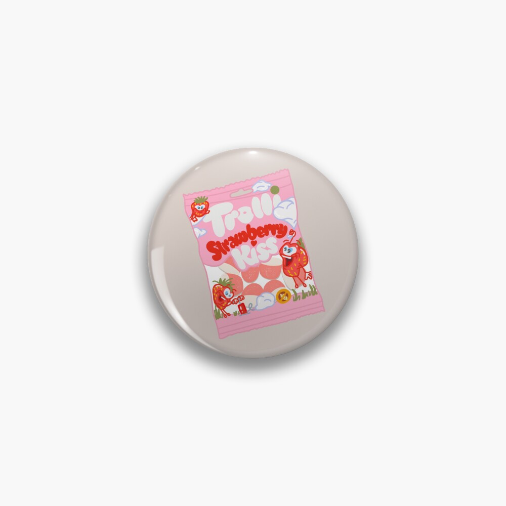 "Strawberry Kiss Trolli Gummies " Sticker for Sale by baileighsbrush ...