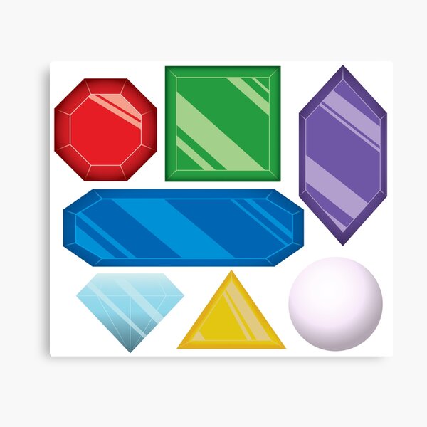 "Gem Collection " Canvas Print for Sale by TheArtArmature | Redbubble