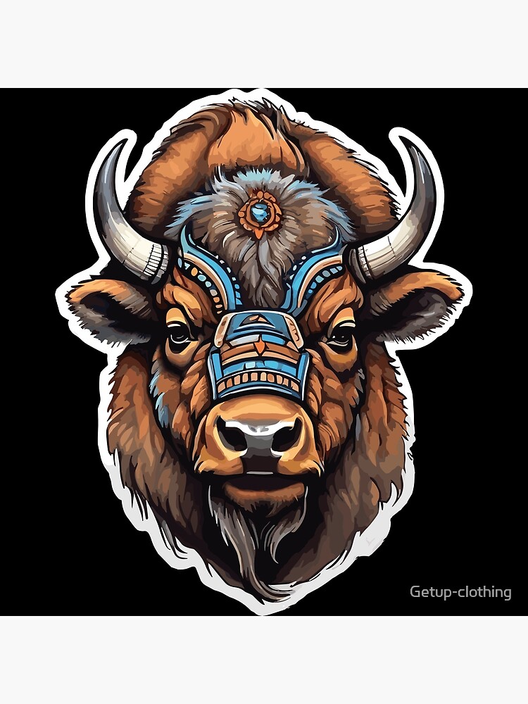 Bison Native American Symbols Eagle