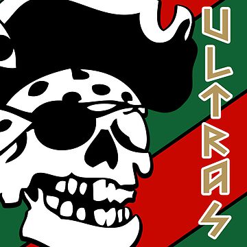 Poster avec l'œuvre « Ultras Green Corsairs » de l'artiste Muss 86 ...