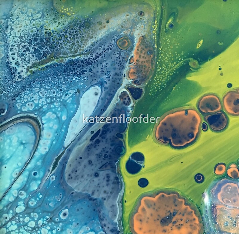 "Fluid painting 9D" by katzenfloofder | Redbubble