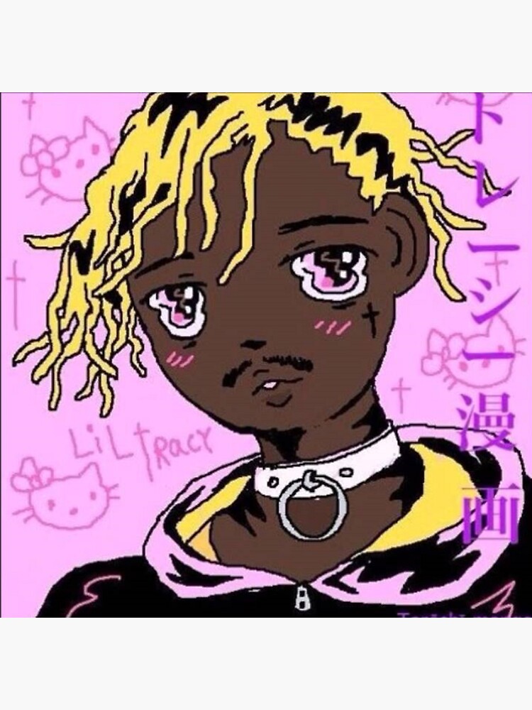 "Lil tracy anime sticker" Sticker for Sale by Ayzxa | Redbubble
