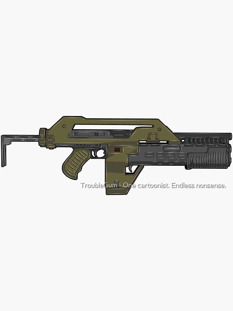 "Pulse Rifle" Sticker for Sale by simonbreeze | Redbubble