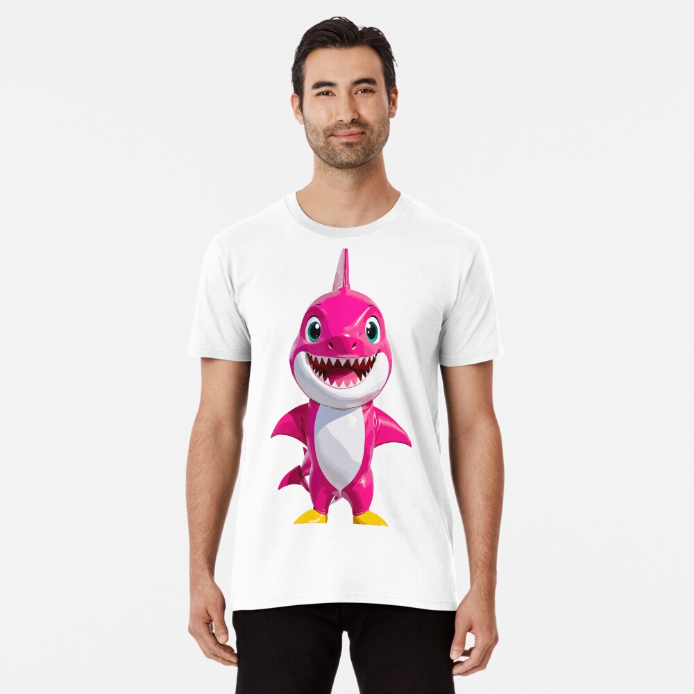 "Pink Sharf Pinkfong Outfit" Sticker for Sale by SparcusWhiz | Redbubble