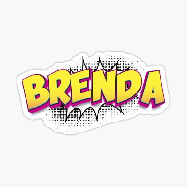 Brenda Name Tag Beautiful
