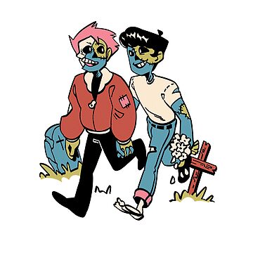 "Gay (mlm) Zombies" Sticker for Sale by Kyri45 | Redbubble