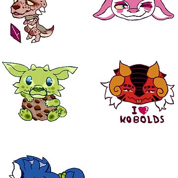 "Kobolds Sticker Pack" Sticker by BeruKris | Redbubble