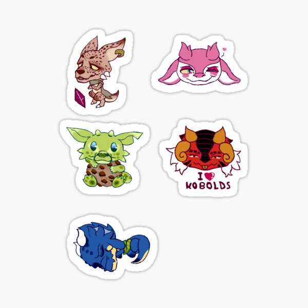 "Kobolds Sticker Pack" Sticker by BeruKris | Redbubble