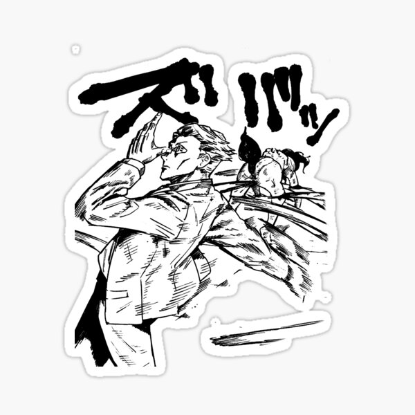 "Nanami manga jujutsu" Sticker by minaBunny | Redbubble
