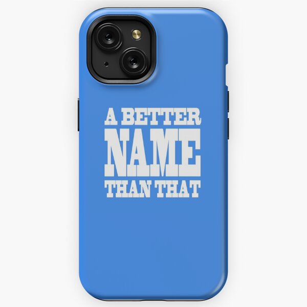 "A Better Name Than That (hanger logo)" iPhone Case for Sale by ...