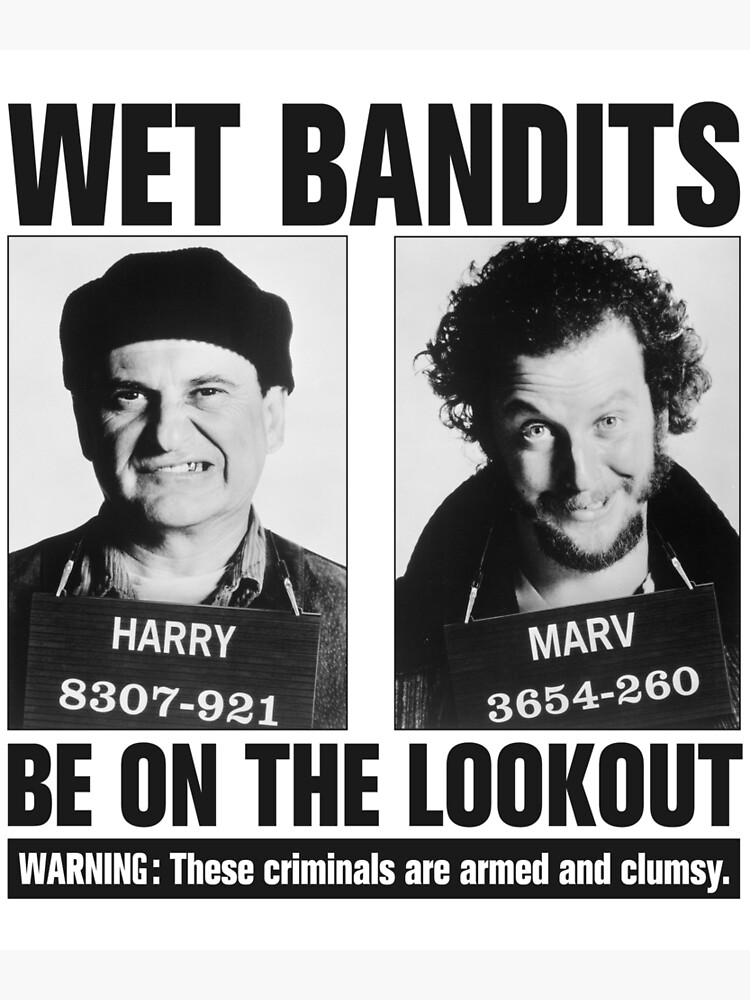 "Home Alone Wet Bandits" Poster for Sale by artshill | Redbubble
