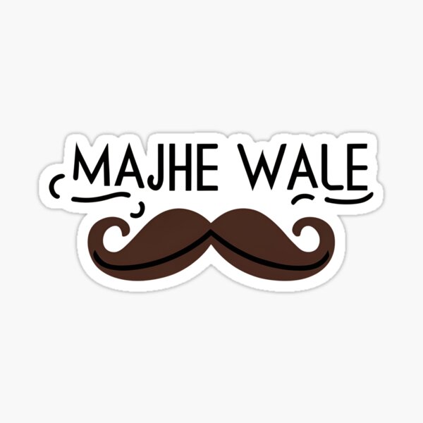 "Punjabi quote majhe wale" Sticker for Sale by harmzk90 | Redbubble