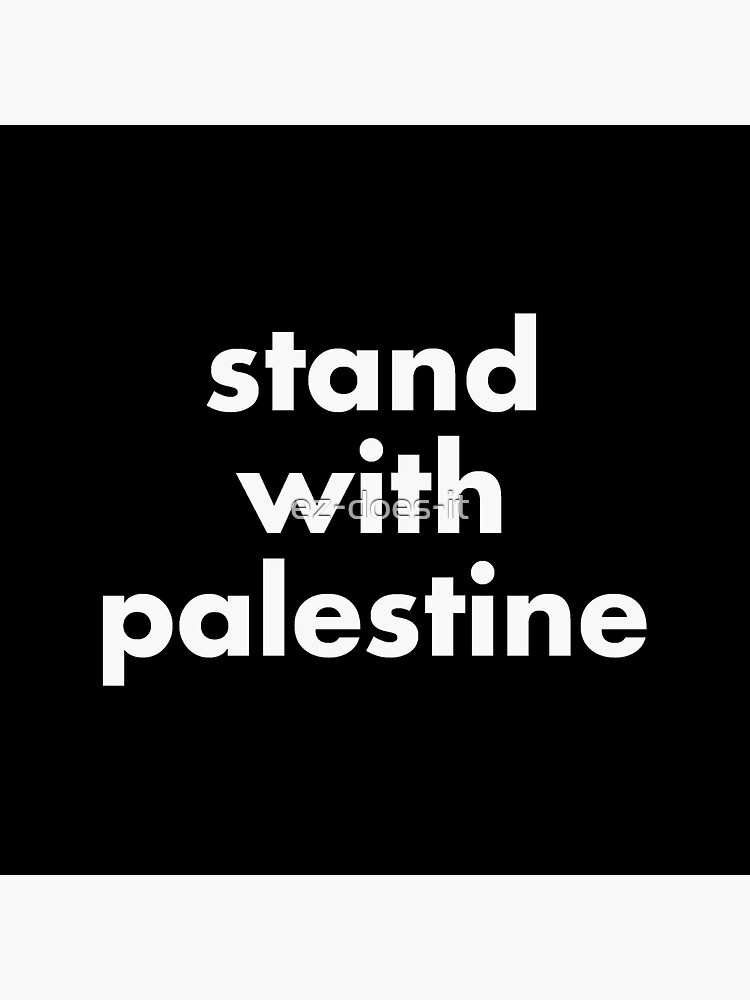 "Stand With Palestine Israeli Boycott BDS Palestine Palestinian ...