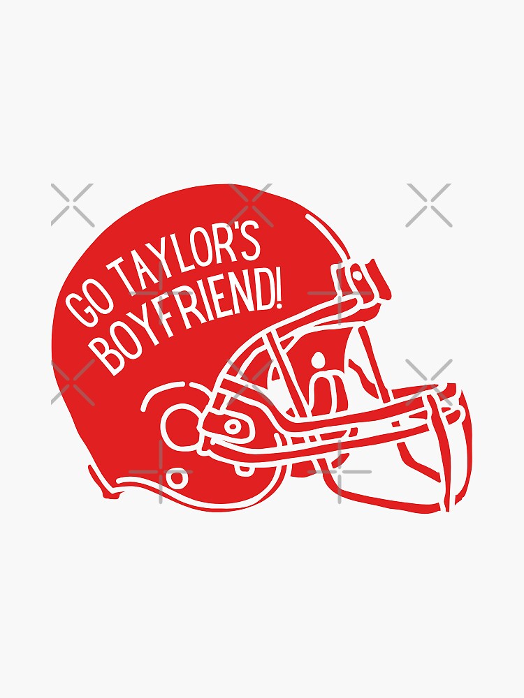 "Go Taylor's Boyfriend!" Sticker for Sale by Ewhitehousee | Redbubble