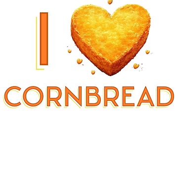 "I Love Cornbread" Sticker for Sale by DigitalToast | Redbubble