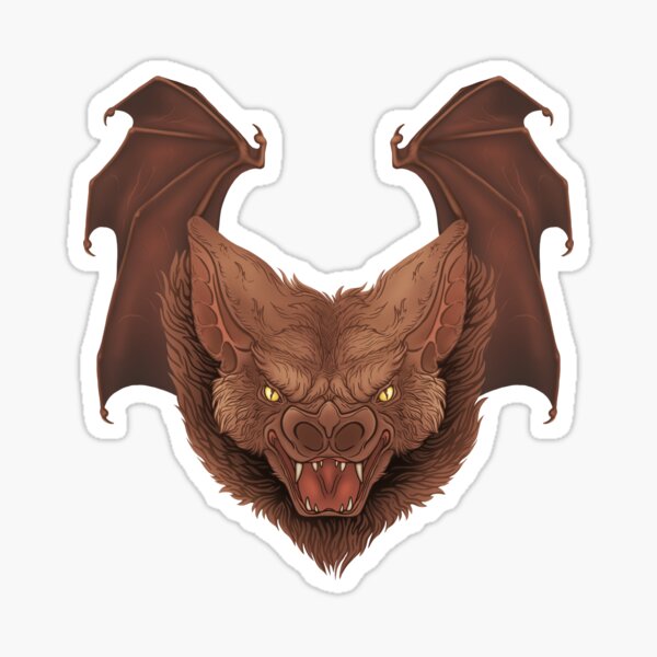 "Vampire Bat" Sticker for Sale by jfells | Redbubble