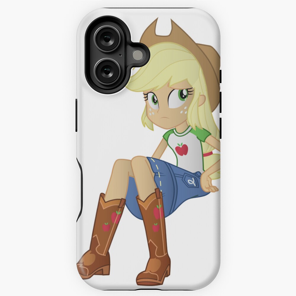 "Equestria Girls Applejack Sit" Sticker for Sale by Diamanths | Redbubble
