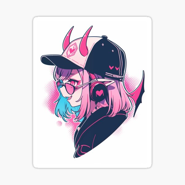 " cute succubus 7" Sticker for Sale by Kalsaver | Redbubble