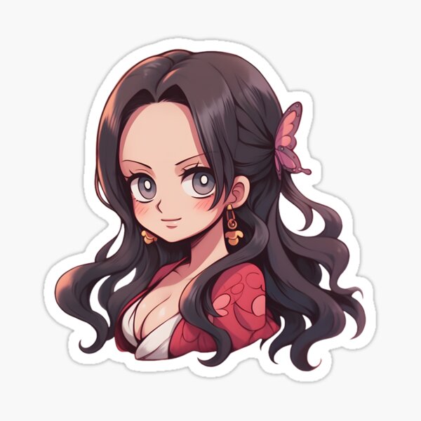 "Boa Hancock OP Cute Anime Girl – Chibi Style" Sticker for Sale by ...
