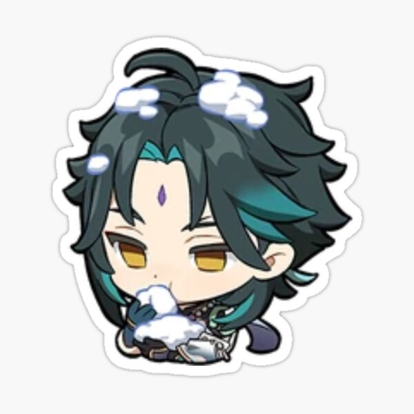 "Chibi Xiao" Sticker for Sale by Selene Luna | Redbubble