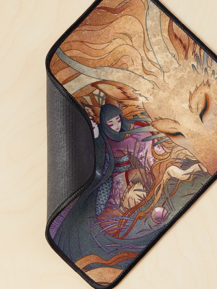 "Slumbering Kitsune and Dragon" Mouse Pad for Sale by TeaKitsune ...