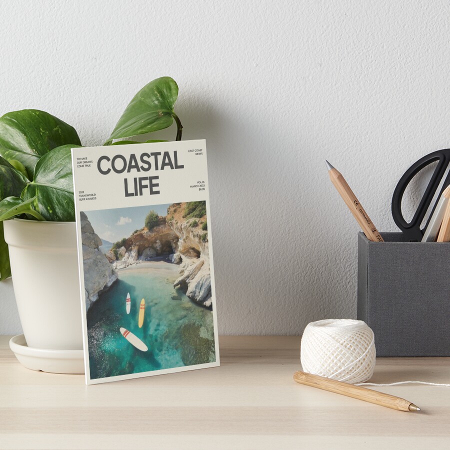 "Coastal Life" Poster for Sale by Marie Smth | Redbubble