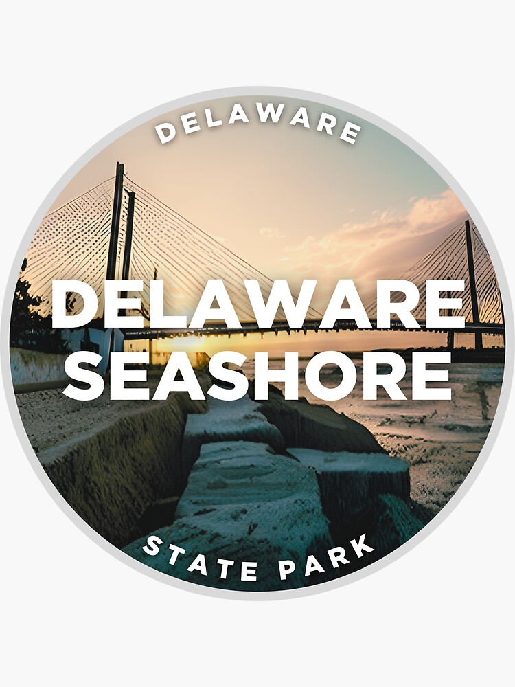 "Delaware Delaware Seashore State Park" Sticker for Sale by DetourDgn ...