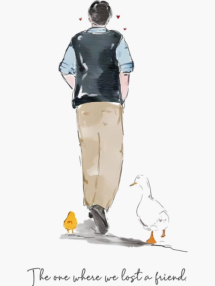 "Matthew Perry" Sticker for Sale by Yassine Arroub | Redbubble