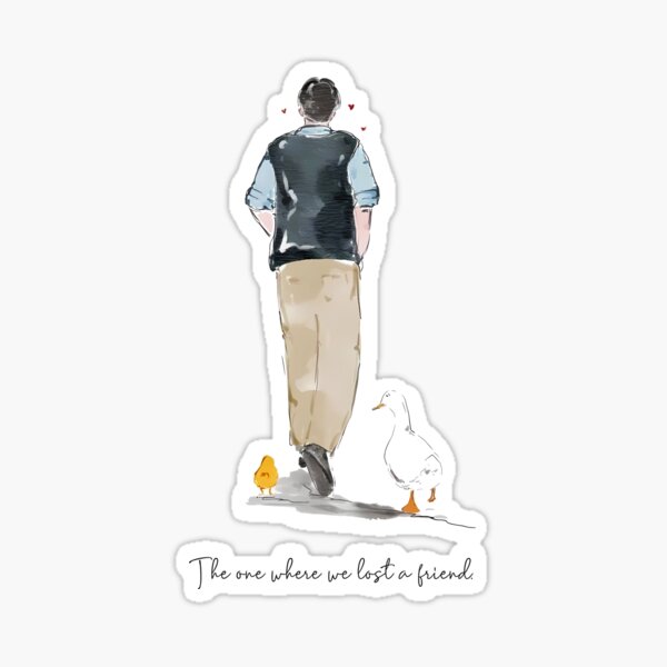 "Matthew Perry" Sticker for Sale by Yassine Arroub | Redbubble