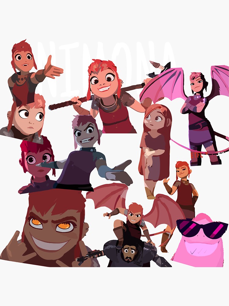 "Cute Nimona 2024" Sticker for Sale by Warta | Redbubble