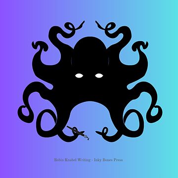 "Inky Bones Octopus Ocean" Sticker for Sale by Robinknabel | Redbubble