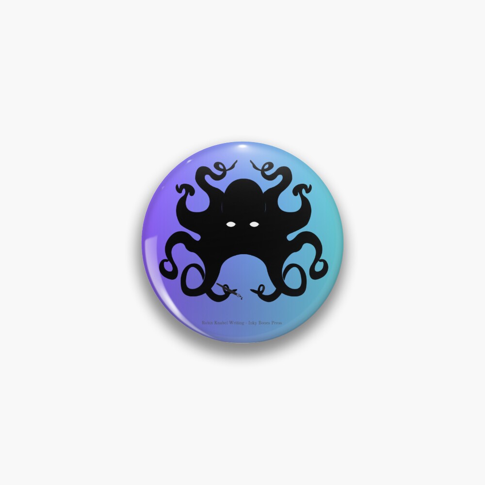 "Inky Bones Octopus Ocean" Sticker for Sale by Robinknabel | Redbubble