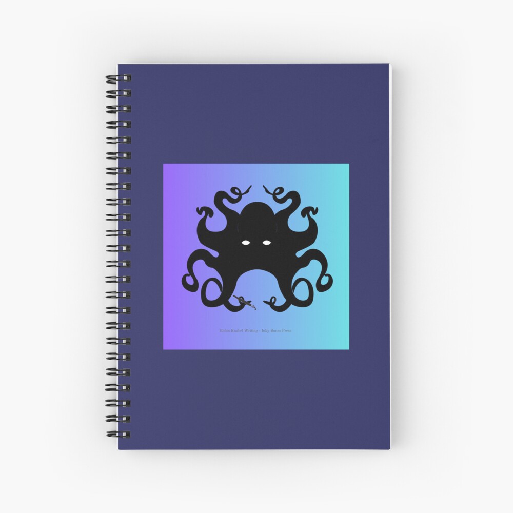 "Inky Bones Octopus Ocean" Sticker for Sale by Robinknabel | Redbubble
