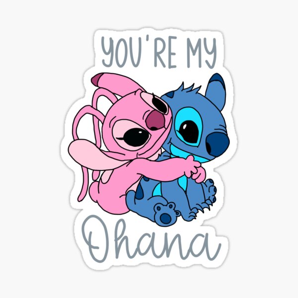 "You’re my Ohana" Sticker for Sale by SimplyHouston | Redbubble