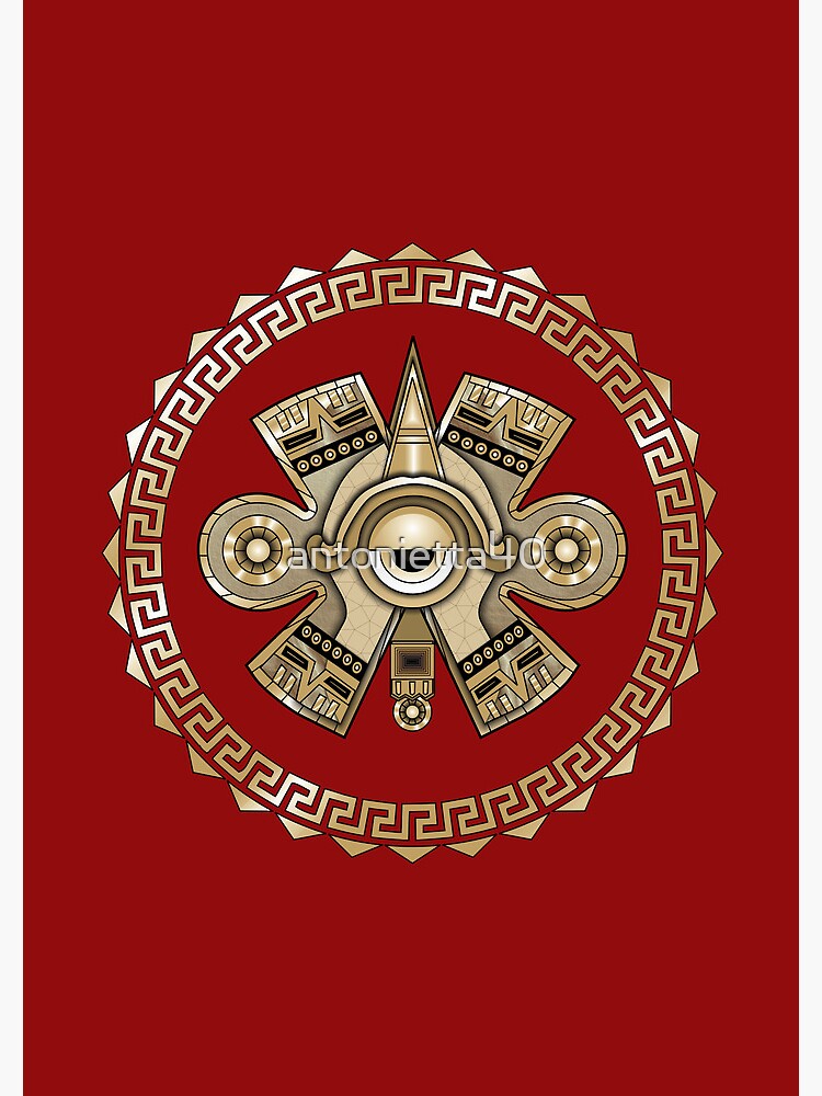 Nahui Ollin Aztec Symbol 𝐄𝐃𝐔𝐀𝐑𝐃𝐎