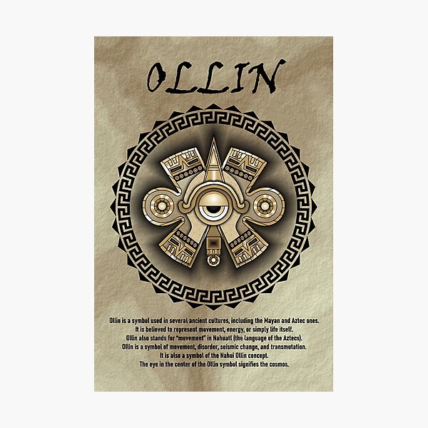 Lámina fotográfica for Sale con la obra «Significado del símbolo azteca ...