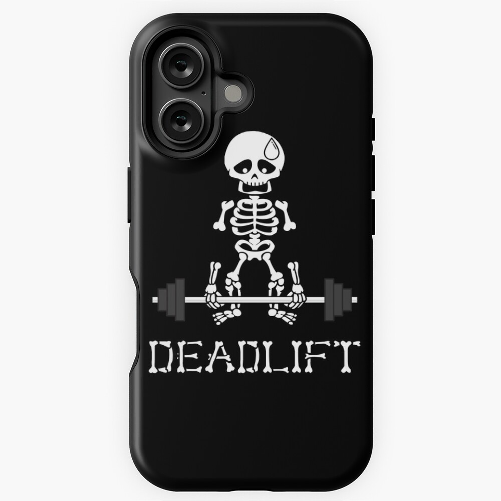"Deadlift Gym Skeleton" Sticker for Sale by Hirst87 | Redbubble